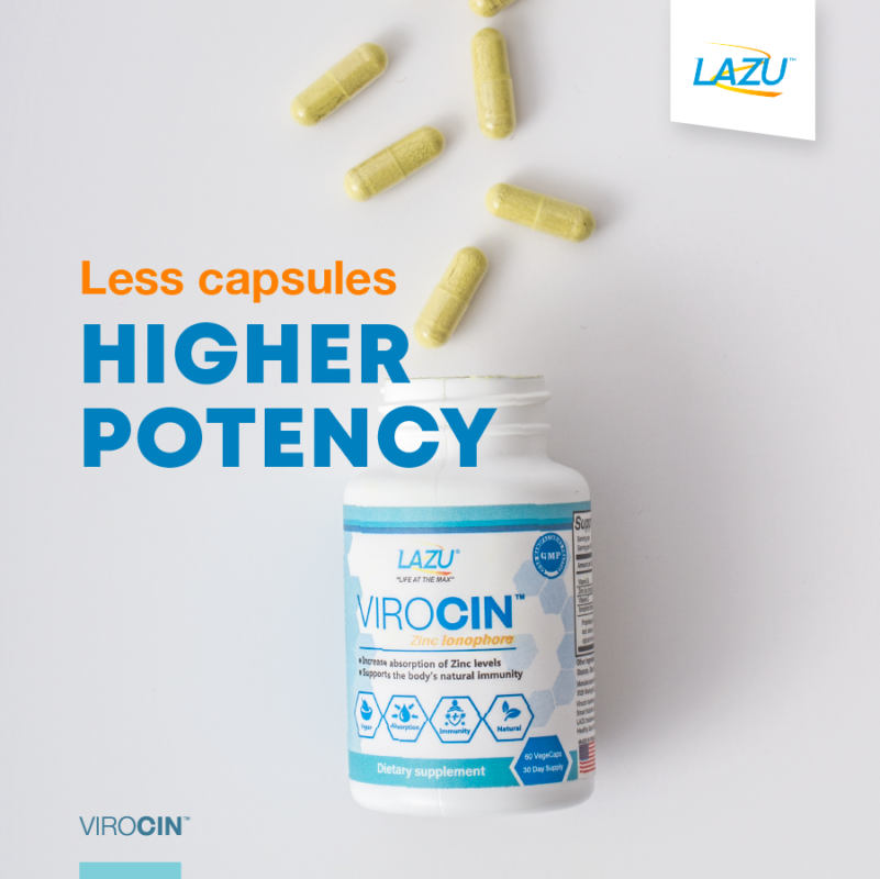 Lazu Virocin - The "Natural" Zinc Ionophore | On Sale Now!!